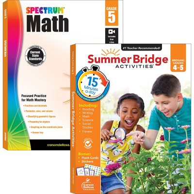 Spectrum Math Grade 4-5 2pk, Paperback - Sam's Club