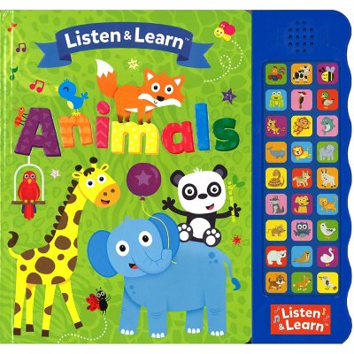 Listen and Learn: Animals, Board Book - Sam's Club