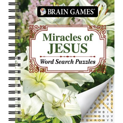 Brain Games - Miracles of Jesus Word Search Puzzles - Sam's Club