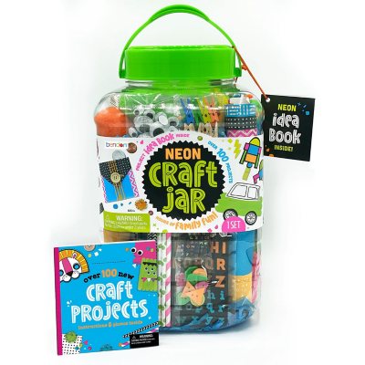 Neon Craft Jar 300 Pieces - Sam's Club
