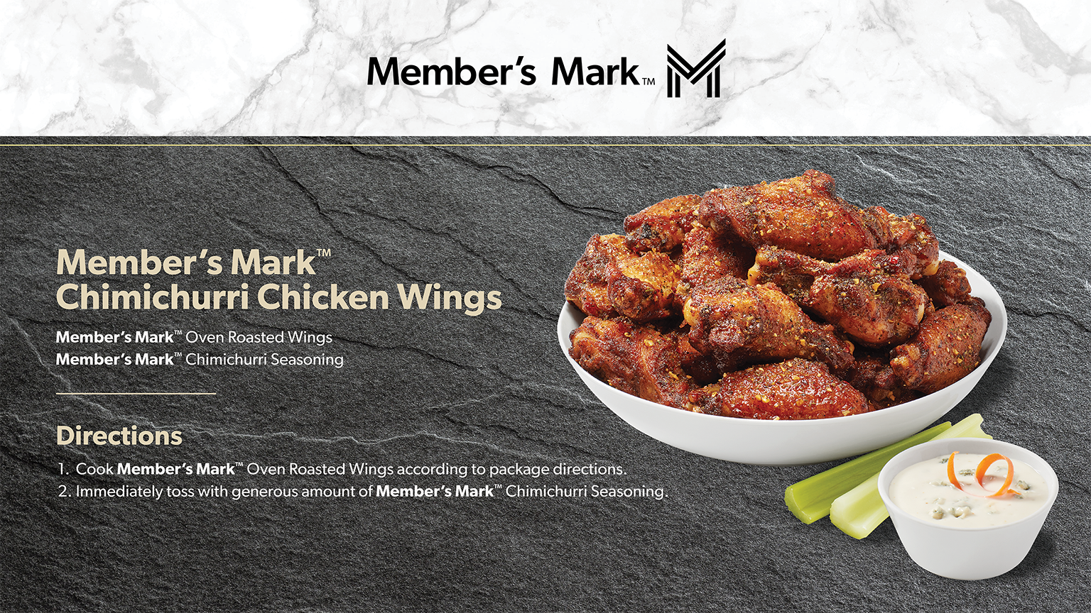 Chimichurri Chicken Wings Recipe - Sam's Club