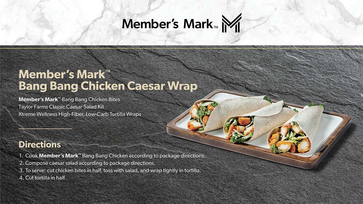 Bang Bang Chicken Caesar Wrap Recipe - Sam's Club